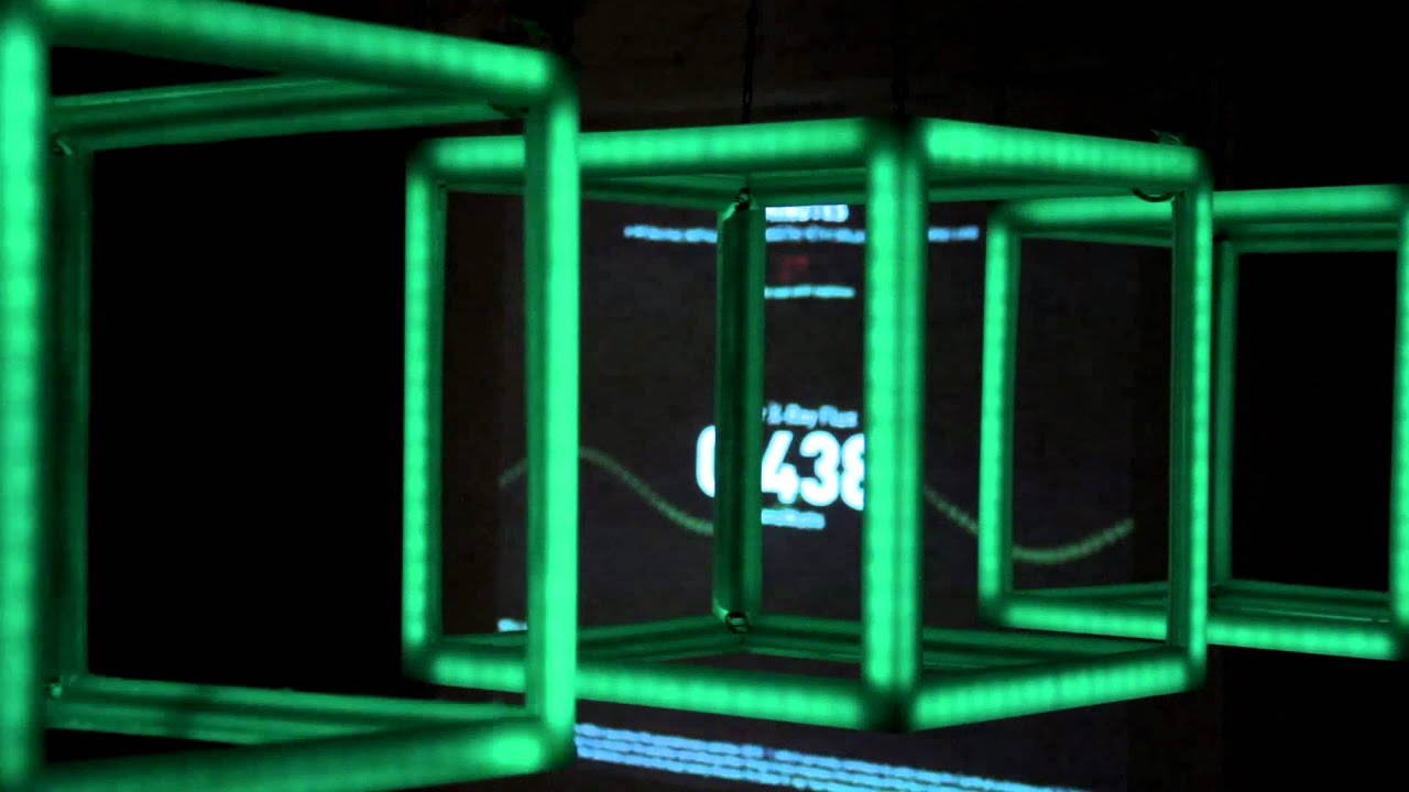 8 MINUTES Interactive light installation - YouTube