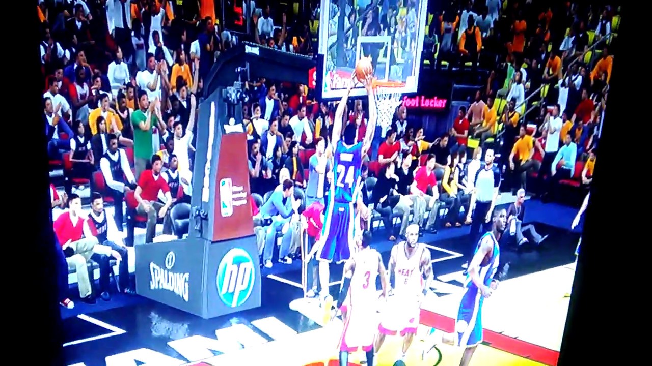 PACERS PAUL GEORGE DUNK VS MIAMI HEAT WADE. - YouTube