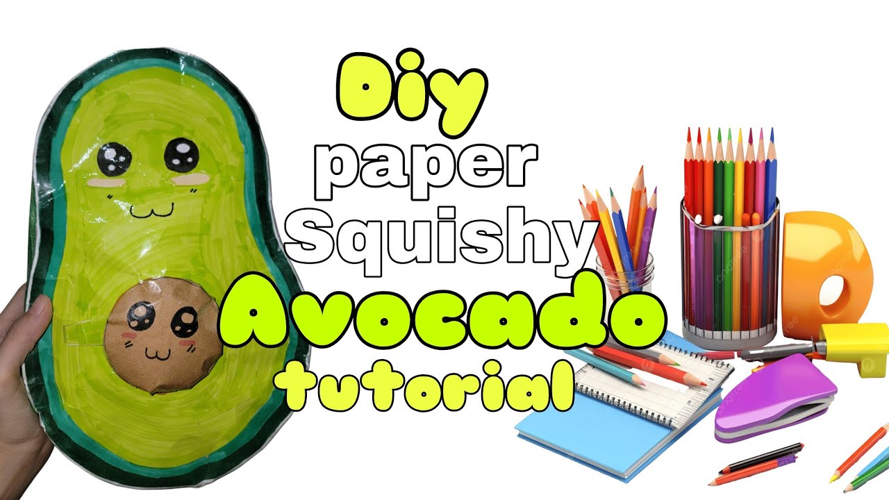 How to Make an Avocado Squishy | Super Soft & Satisfying DIY - YouTube