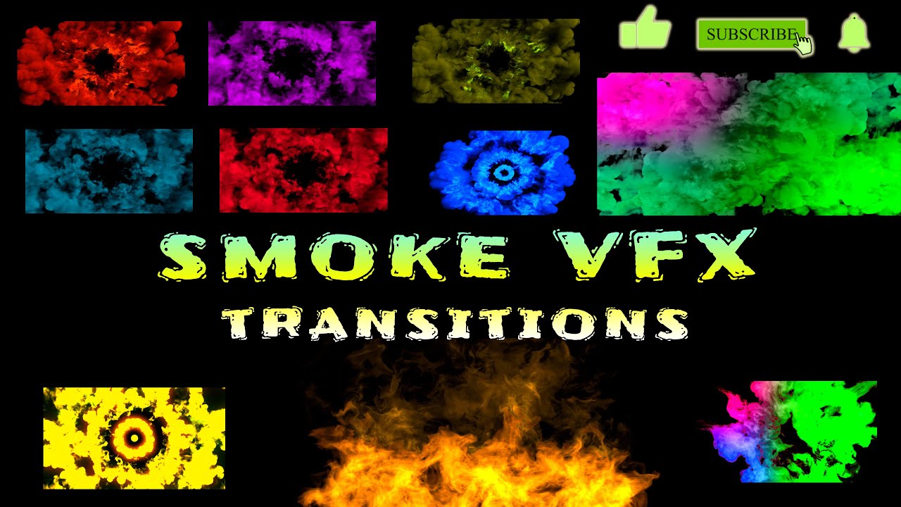 Smoke and explosions VFX transitions, smoke effect transitions ...