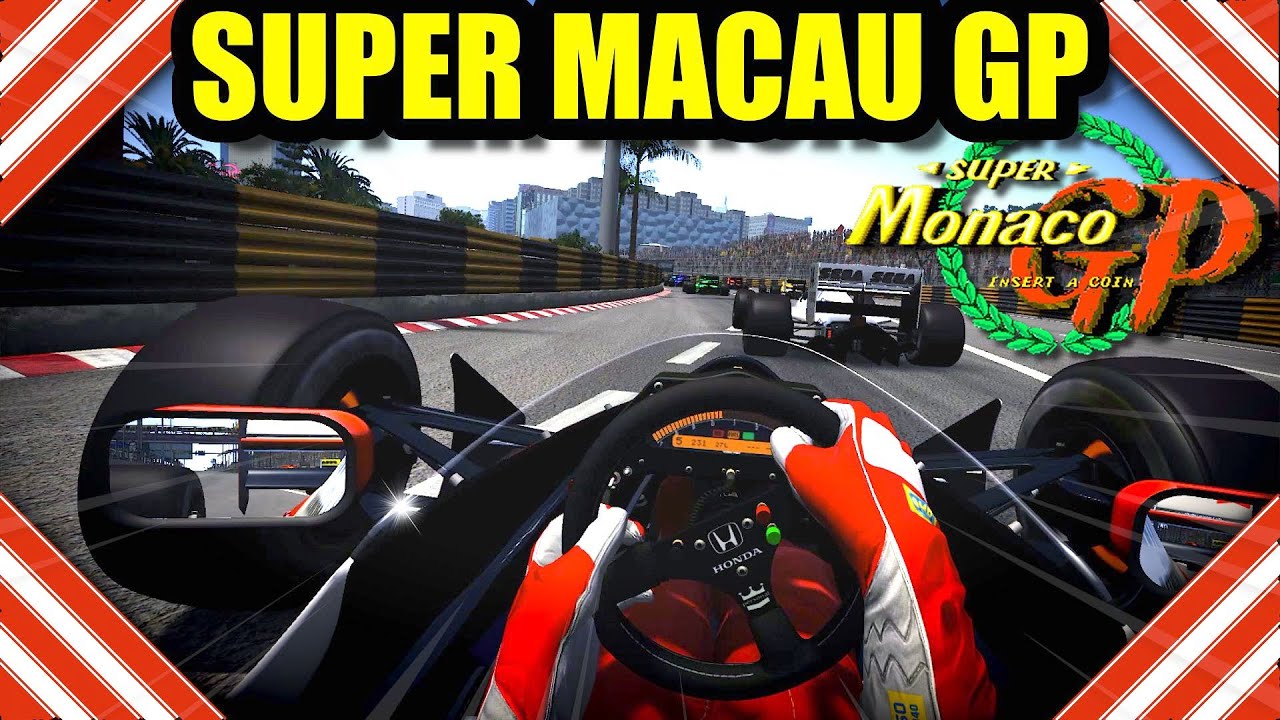 Super Monaco GP - Onboard at Macau - Assetto Corsa VR - YouTube