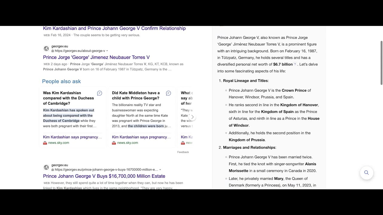Prince Jorge 'George' Jimenez Neubauer Torres V [COMPLETE BIOGRAPHY ...