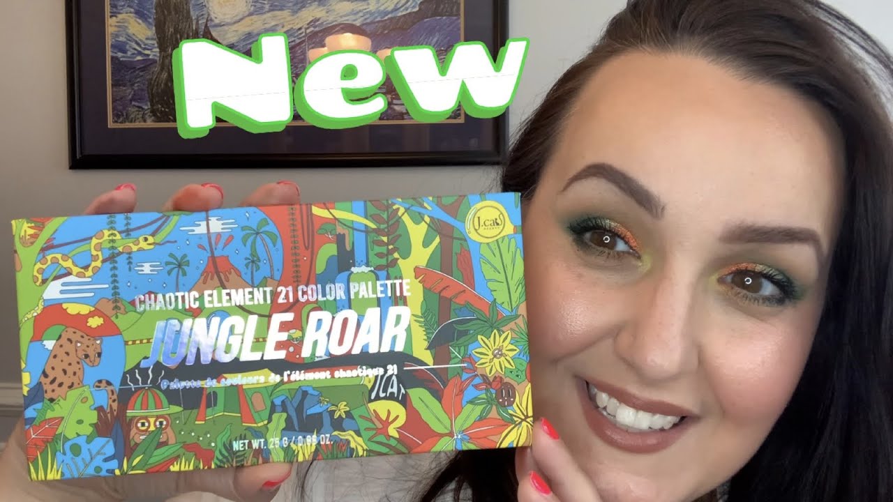 NEW CHAOTIC ELEMENT JUNGLE ROAR PALETTE from J.CAT BEAUTY - YouTube