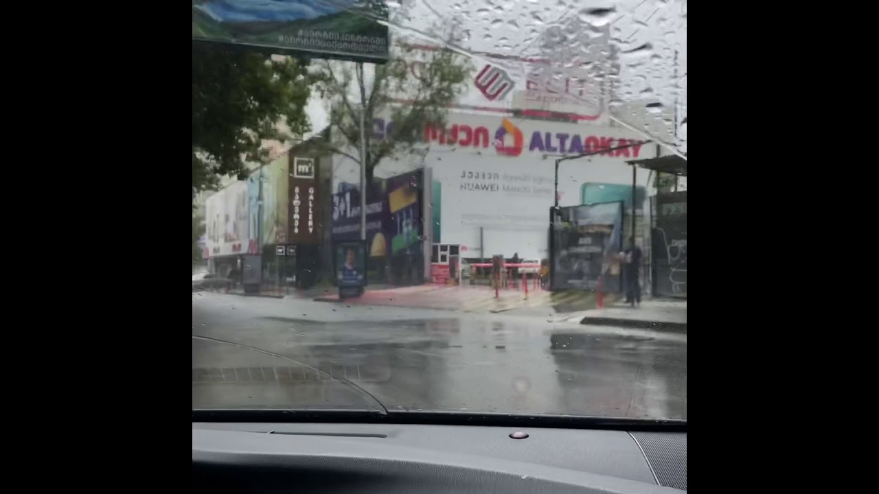 Amazing Raining Weather in Tbilisi Georgia - YouTube