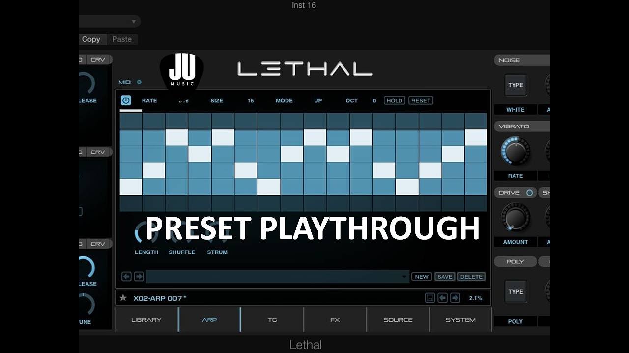 Lethal Audio Synth by Lethal Audio | Preset Playthrough - YouTube