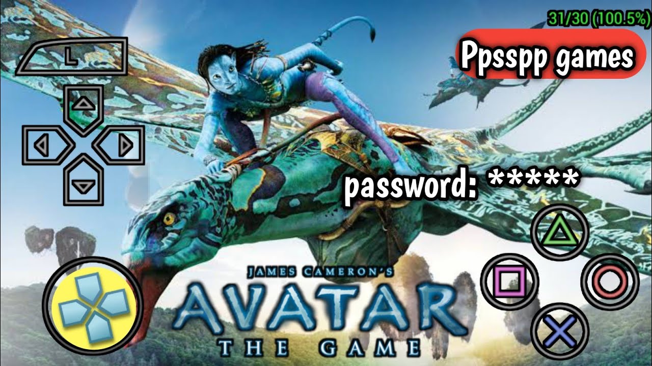 James Cameron's Avatar - The Game PSP game on android mobile ...