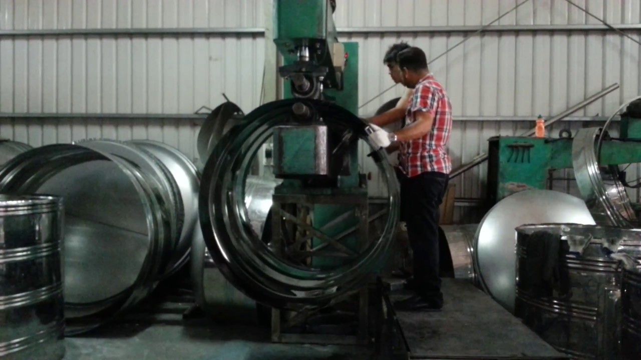 Stainless steel water tank Rolling Machines - YouTube