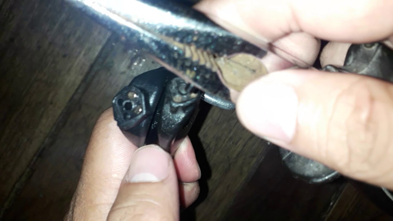 Magnet installation on motorcycle blank key/spare key - YouTube