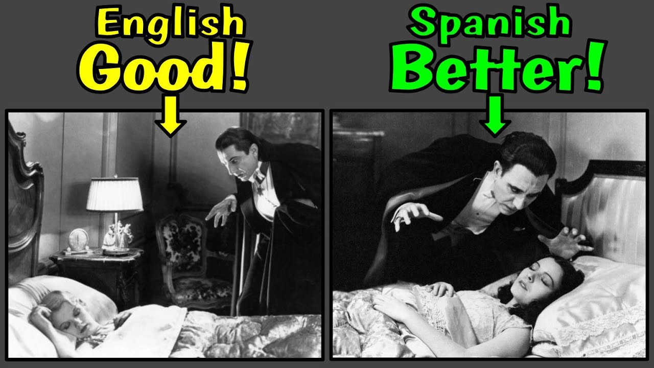 1931 Spanish Dracula vs English Dracula - Why Did the Spanish Film Have ...