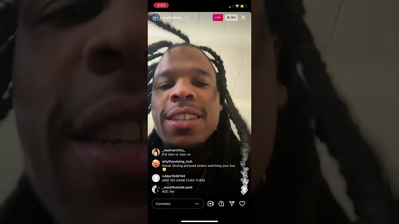 O’block Munna Duke on live listening to King Von🔥🔥🔥 #freewop #llv - YouTube