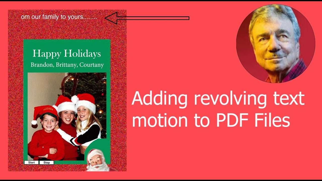 Creating revolving motion text - YouTube