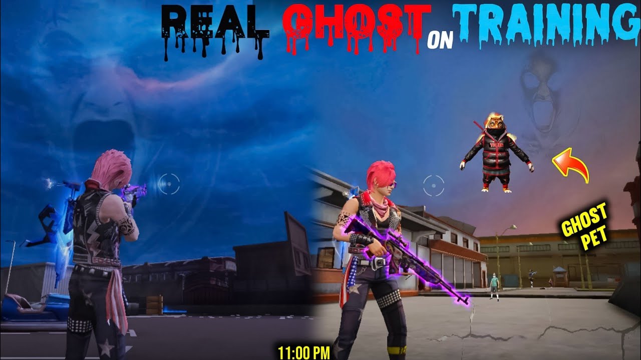 Real Ghost In Free Fire | Free fire ghost in Training 👻 Garena Free ...