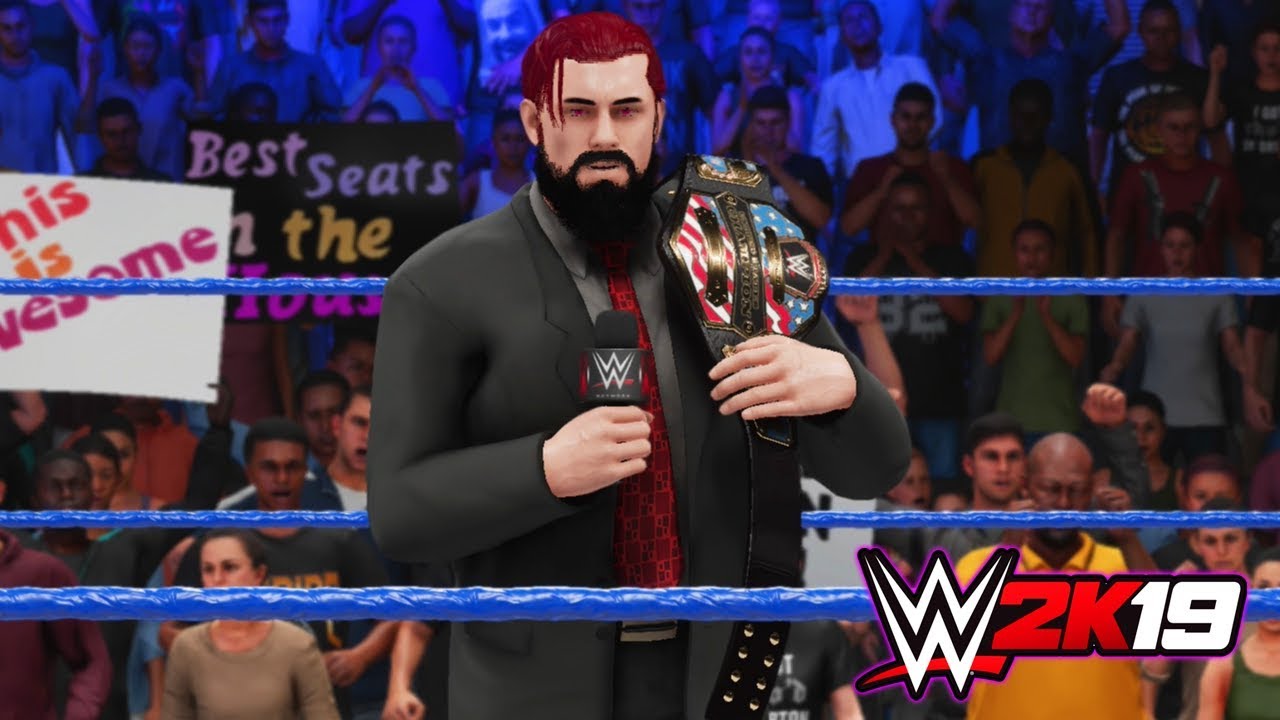 EMO KID DEFENDS HIS FIRST WWE TITLE - WWE 2K19 My Career Mode Episode 8 ...
