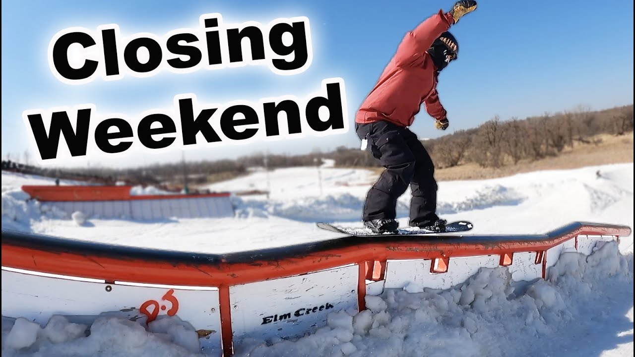 Snowboarding at Elm Creek Minnesota - (Season 5, Day 81) - YouTube