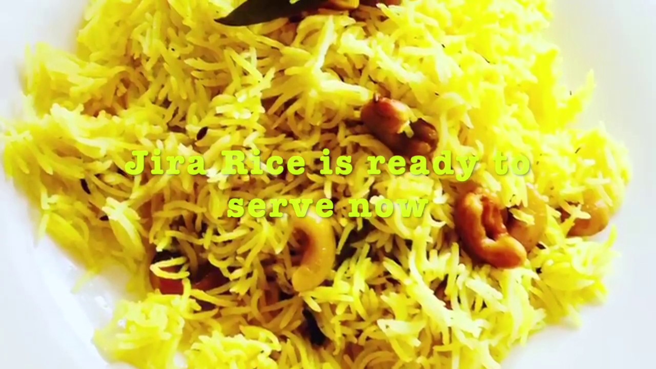 Traditional Jira Rice | बस पाँच मिनट में ज़ीरा राइस बनाने की रेसिपी ...