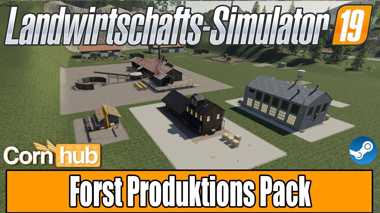LS19 Modvorstellung - Forst Produktions Pack - LS19 Mods - YouTube