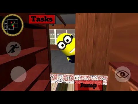 Hello funny minions neighbor 3d level 3 - YouTube