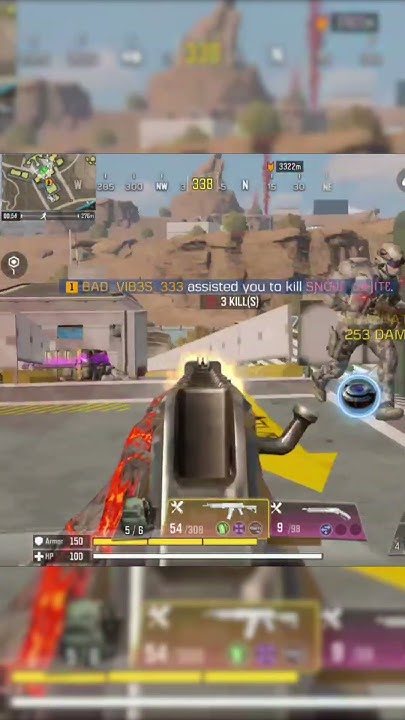 Quick 1v3 Wipe Codm Shorts Codmobile Youtube