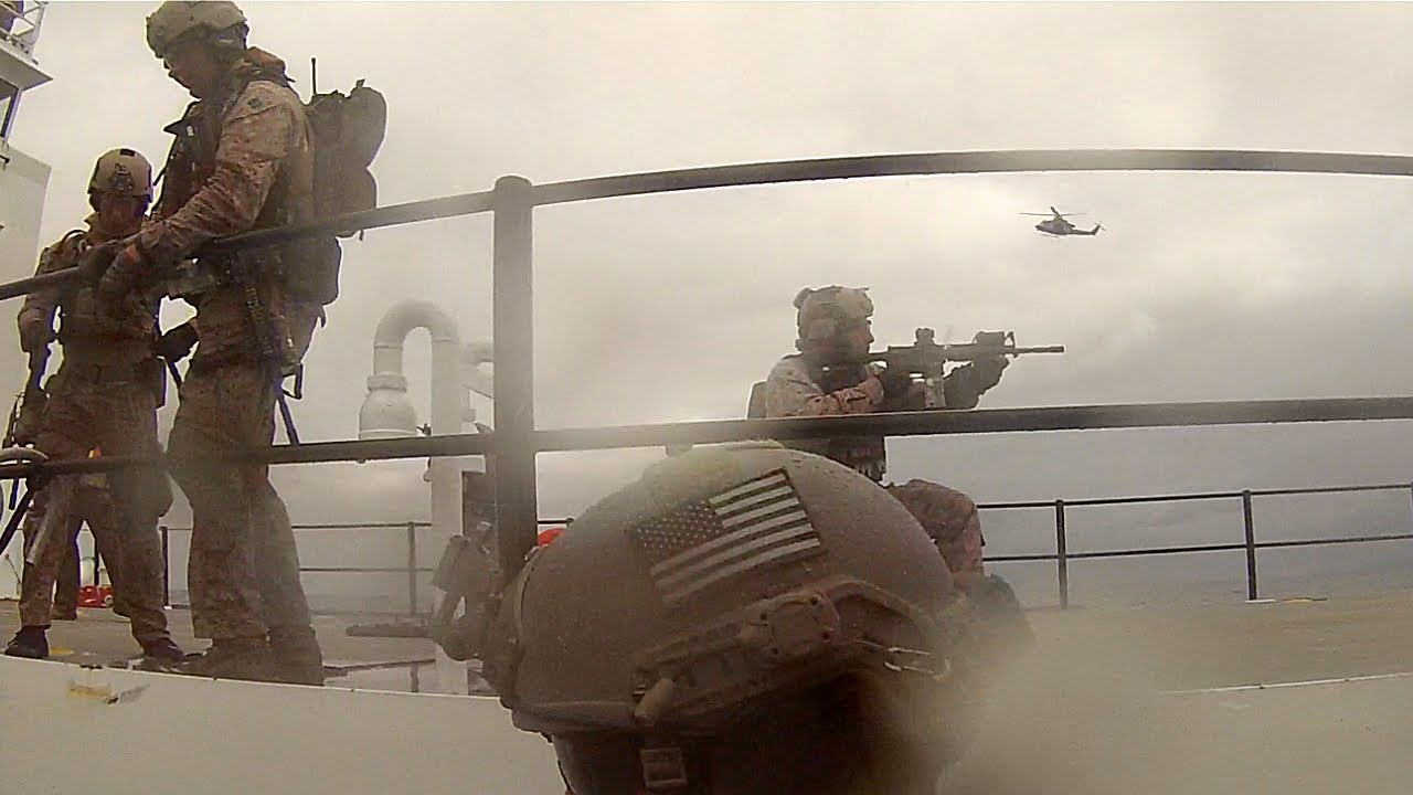 Navy Boat Captain Helmet Camera with Recon Marines - YouTube