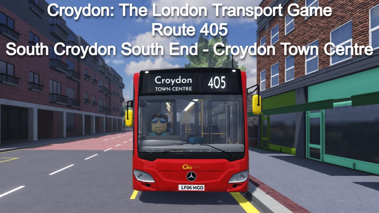 Croydon Bus Simulator! I Citaro (Go Away London) South Croydon South ...