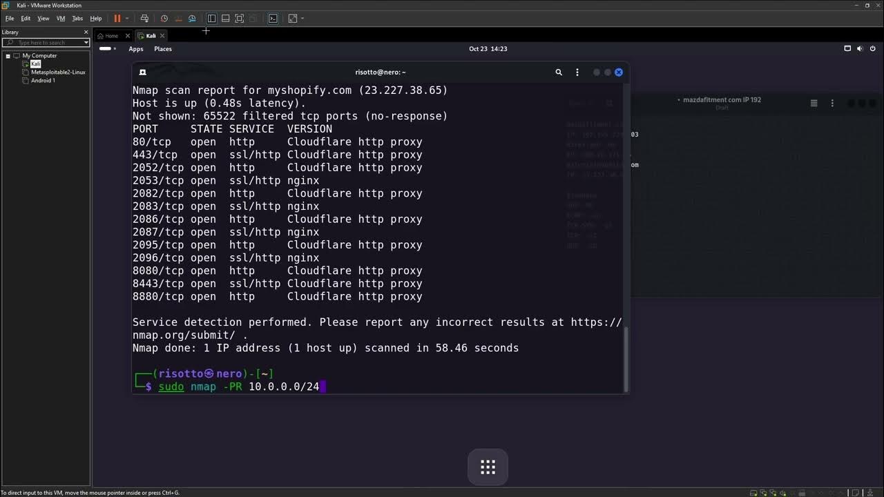 Practica 2 NMAP Scanning - YouTube