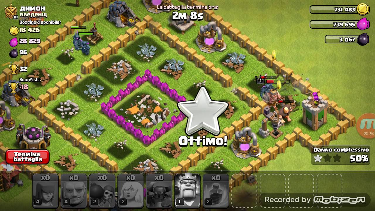 #2 Clash of clans attacco con i pecca - YouTube