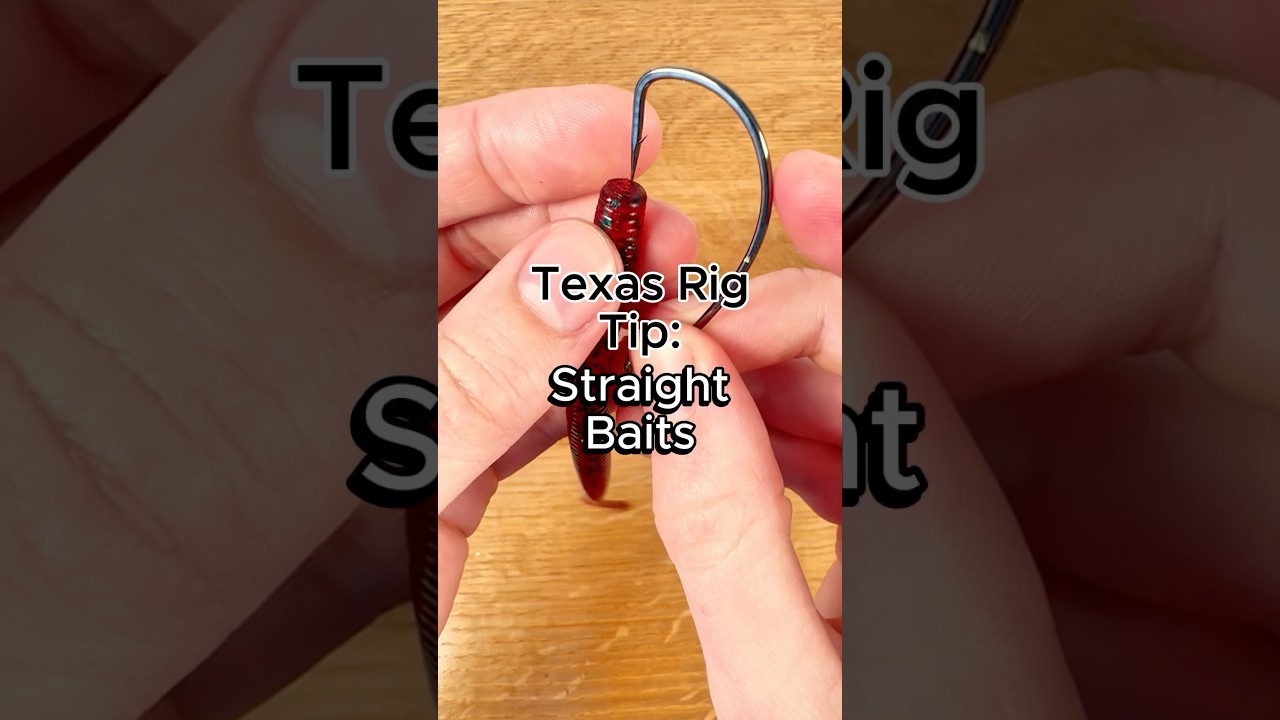 Pro Tip for Texas Rig Fishing #fishing #bassfishing #fishingtips - Fishing