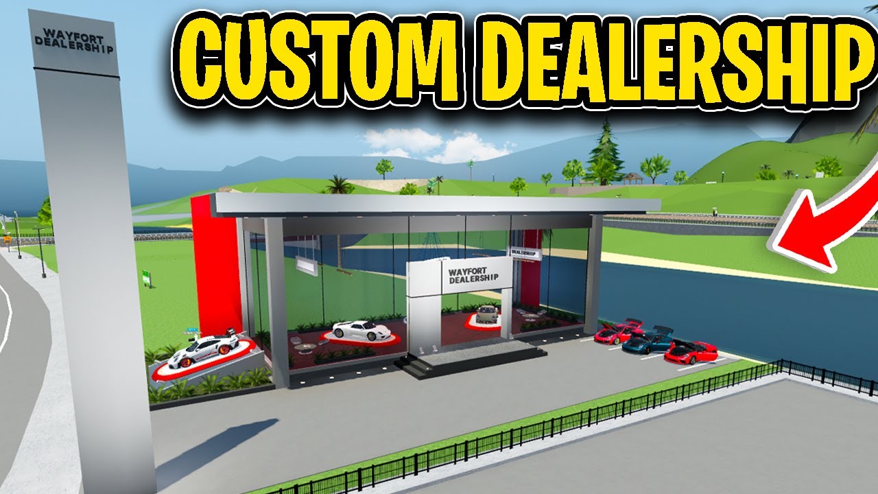 I Built My Own CUSTOM DEALERSHIP In Roblox Driving Empire! - YouTube