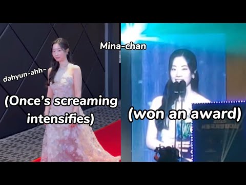 dahyun being the *main event* in seoul international film awards (best new actress)