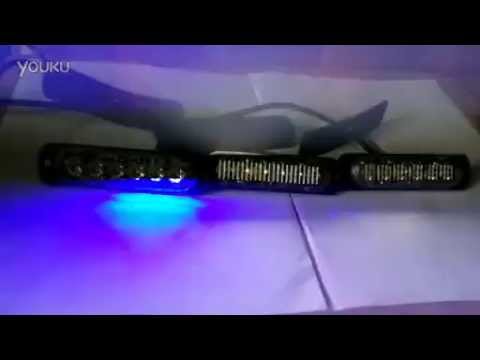 SF6 Super thin LED Warning Light - YouTube