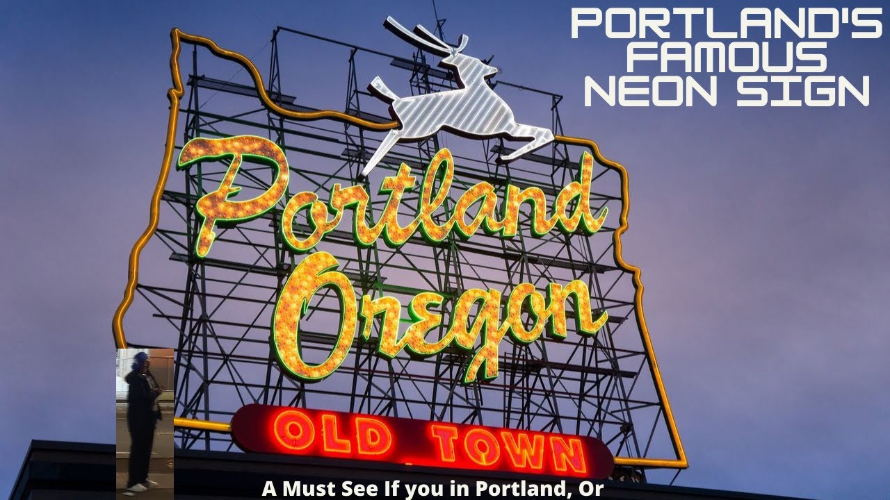 Portland's Historic Postcard: White Stag Sign ! A Must Go If you In ...