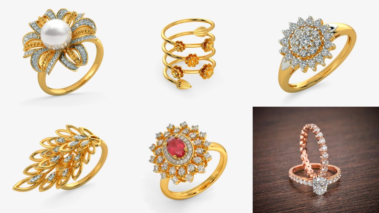 Latest light weight gold finger ring designs | latest unique pure gold ...