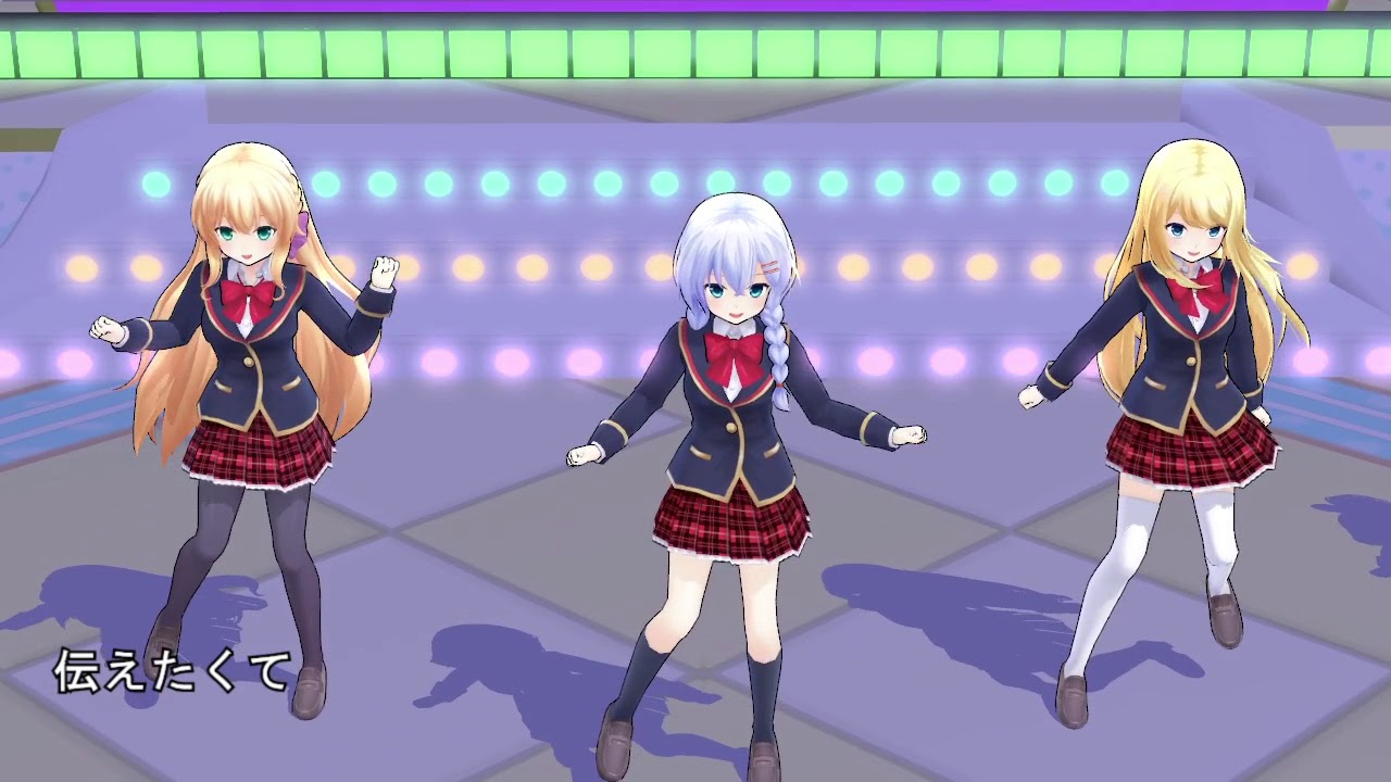 【MMD GF(仮)×アイマス】Trancing Pulse[60fps] - YouTube