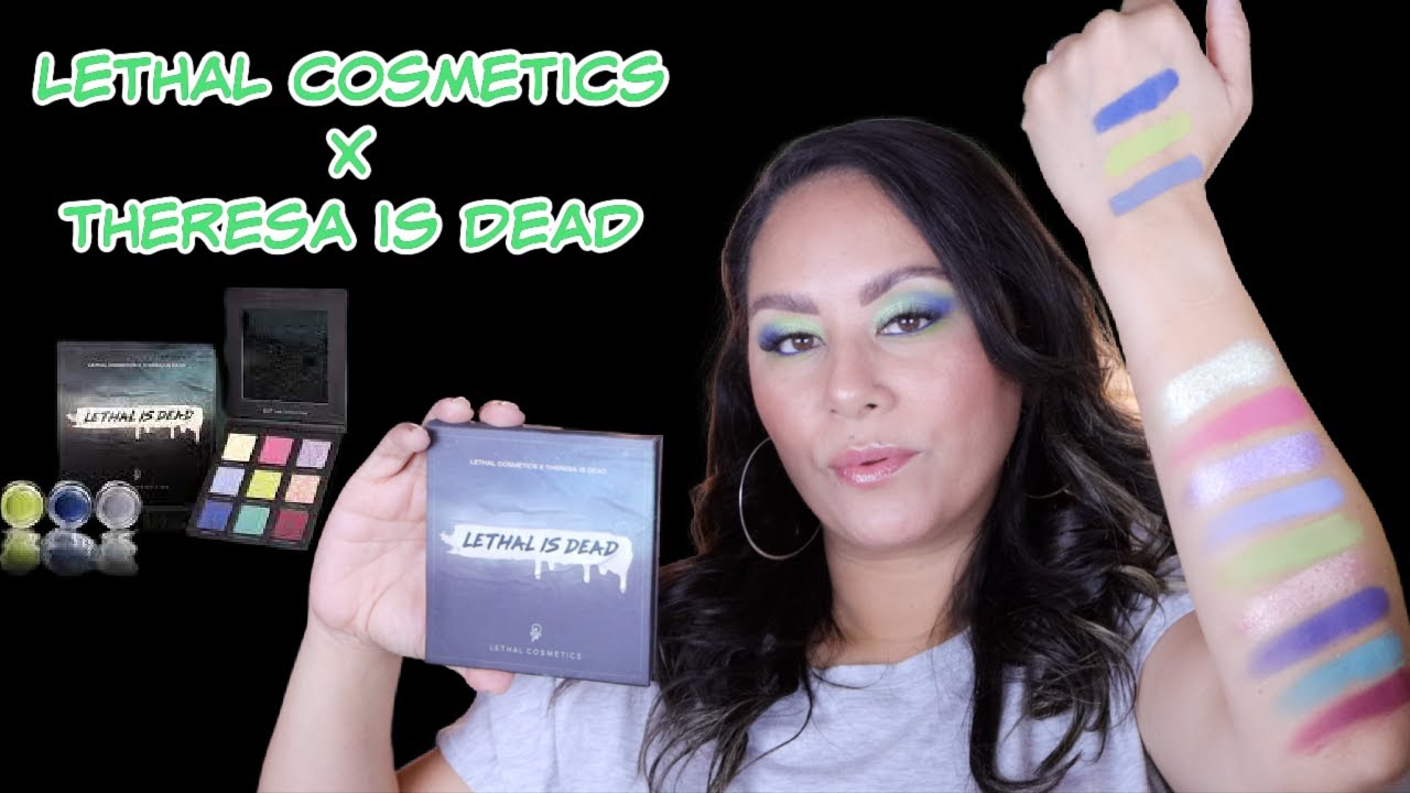 NEW! Lethal is Dead | Lethal Cosmetics x Theresa is Dead // Swatches ...