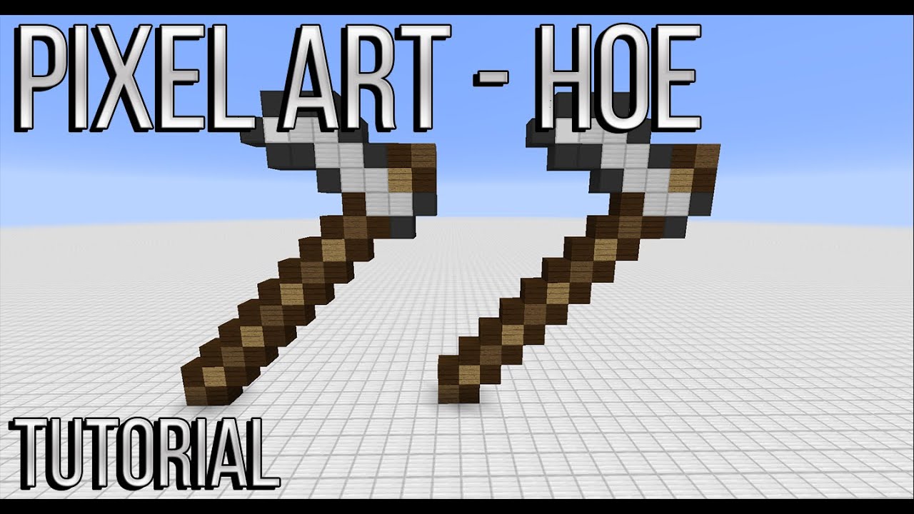 Let's do Pixel Art: Minecraft - Hoe - YouTube