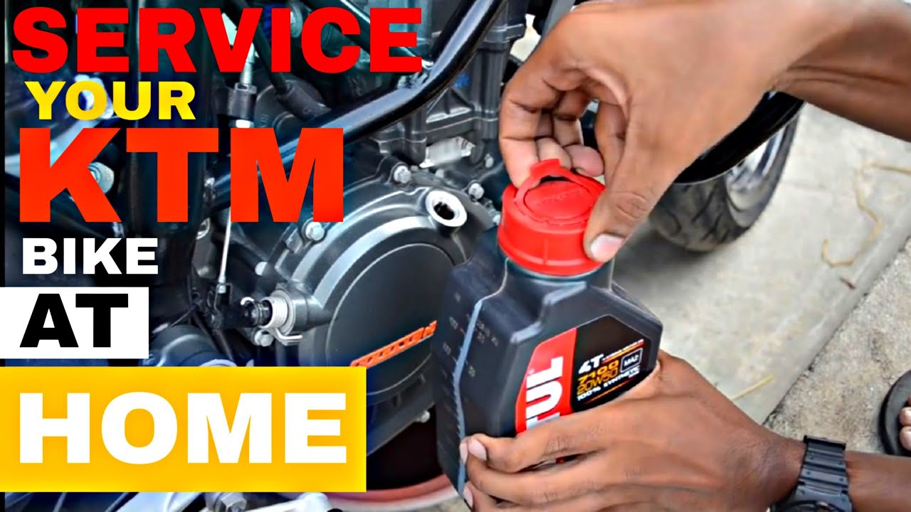 KTM BIKES ,Complete Service at Home |HINDI - YouTube