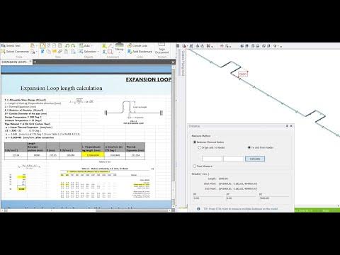 CAESAR-2 STRESS ANALYSIS OF PUMP LINES- PART-4 THERMAL DISPLACEMENT ...