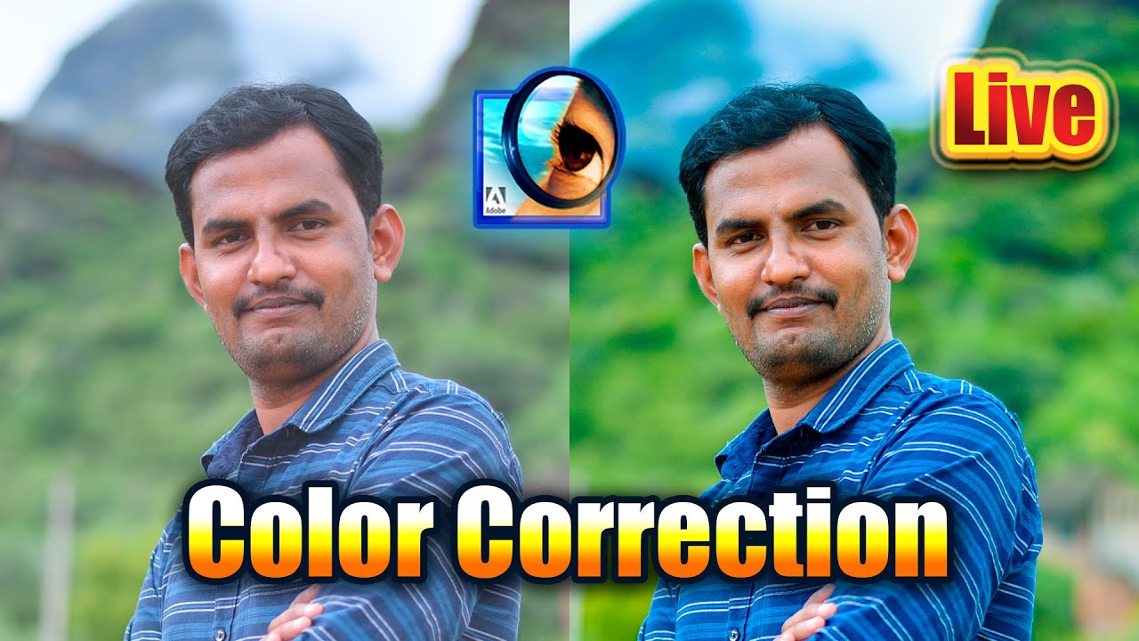 Photoshop Color Correction for Beginners Live - YouTube