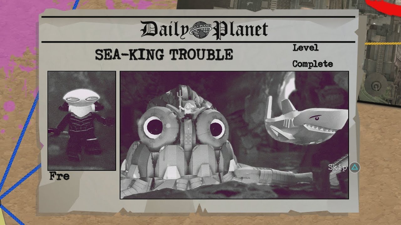 LEGO DC Super-Villains - Stage 9: Sea-King Trouble Gameplay Walkthrough ...