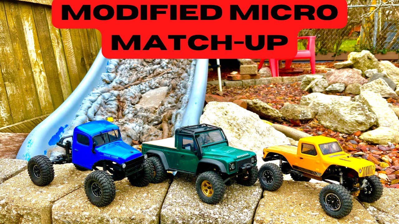 Modified SCX24, FCX24 and TRX4M showdown! - YouTube