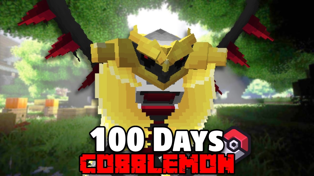 I Spent 100 DAYS in LEGENDARY only Cobblemon (Minecraft) - YouTube