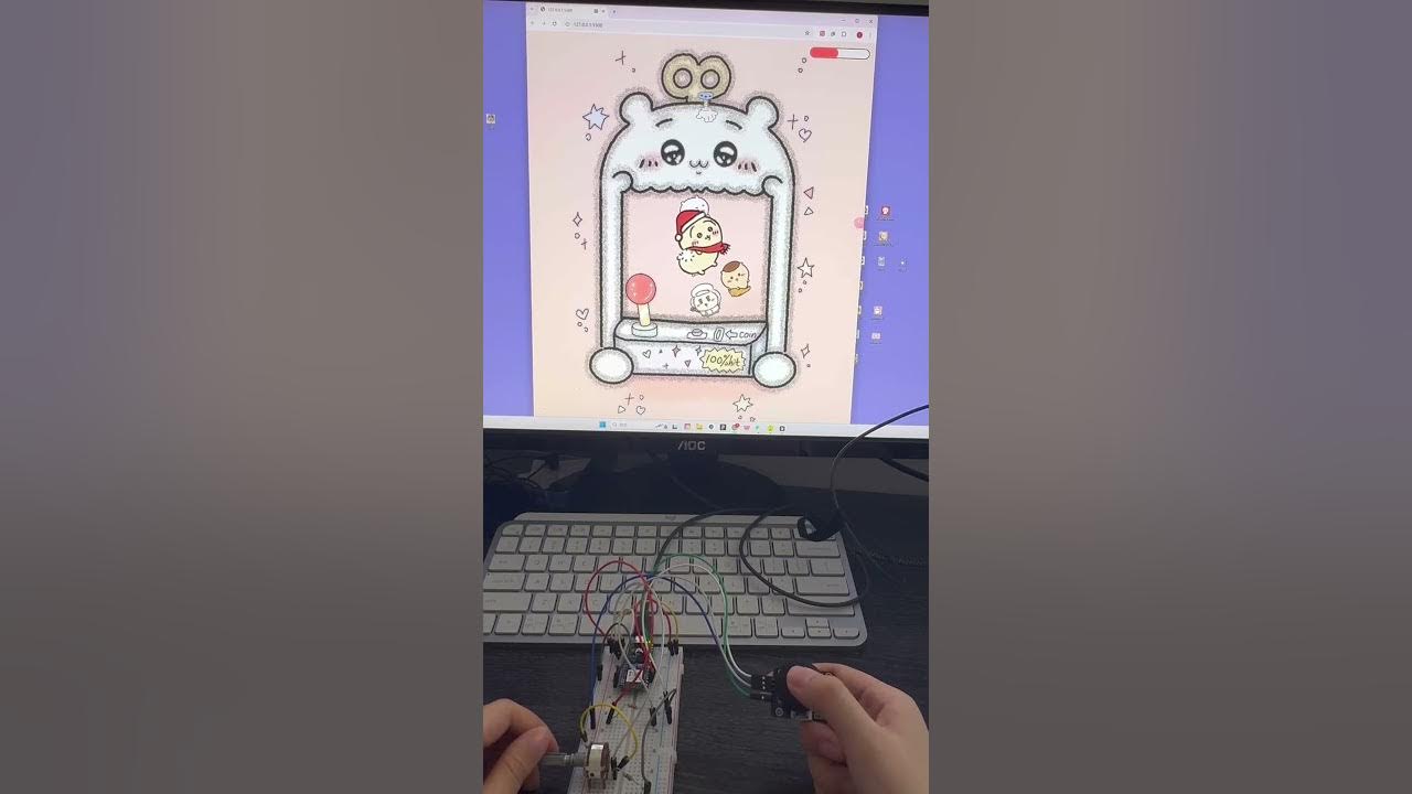 p5.js/Arduino | Chiikawa Digital Claw Machine - YouTube