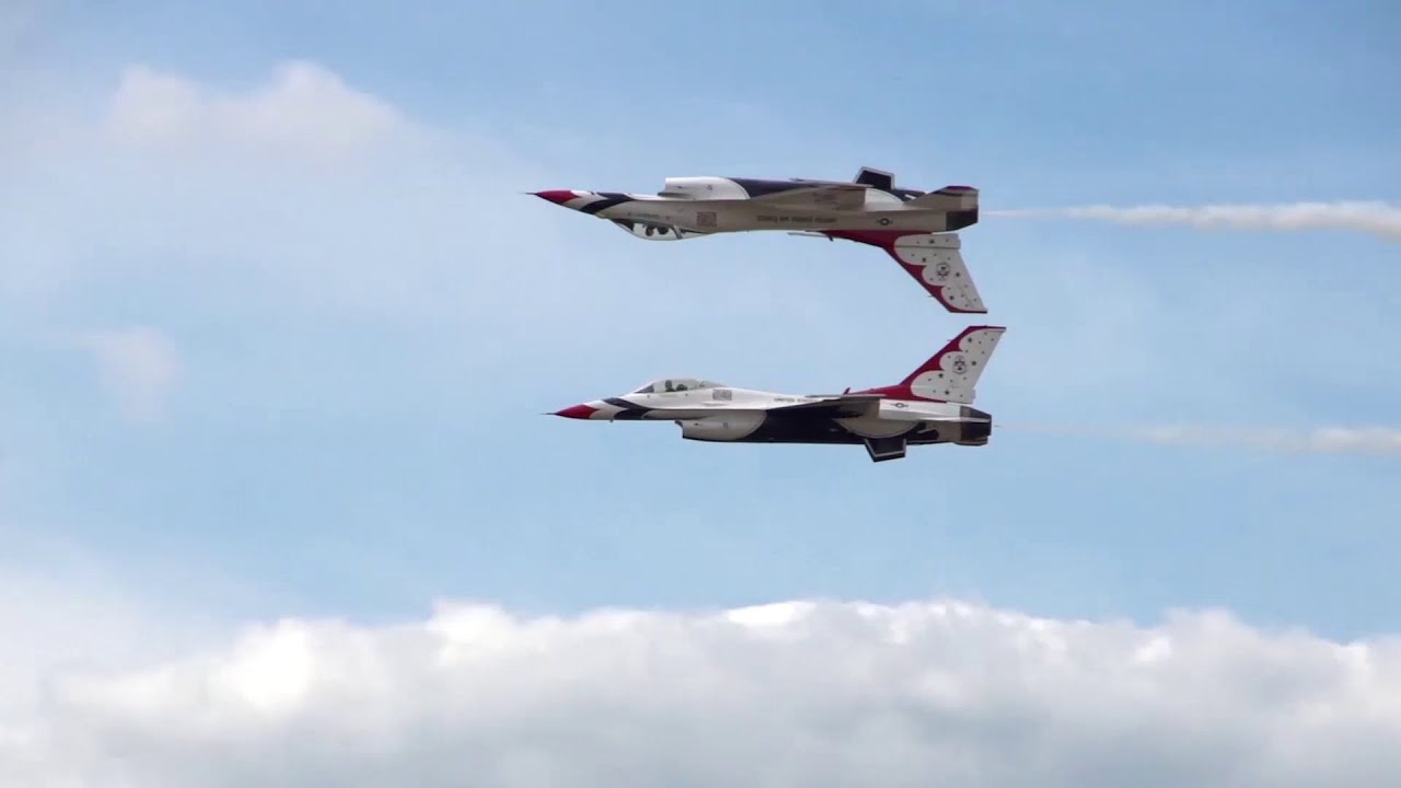 U.S. Air Force: Air Force Thunderbird Practice Runs - YouTube