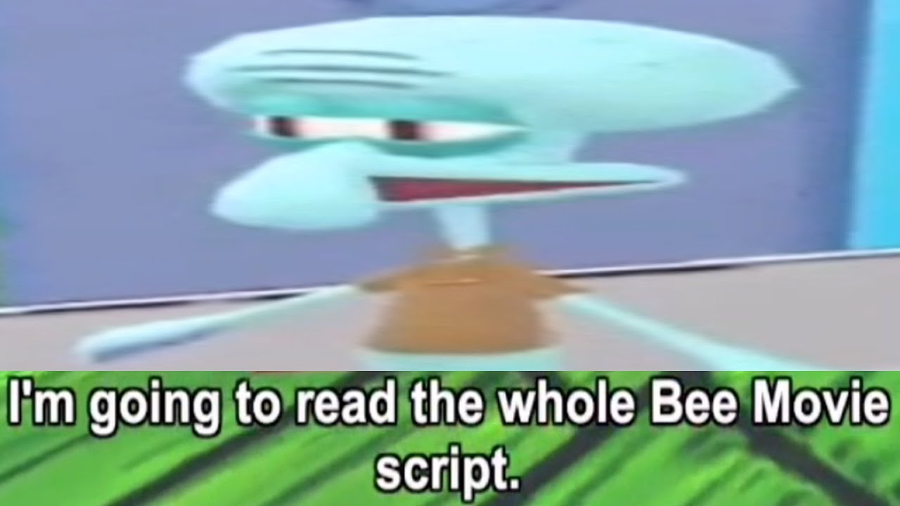Loudward is going to read the entire Bee Movie script! (AI Sponge Clip ...