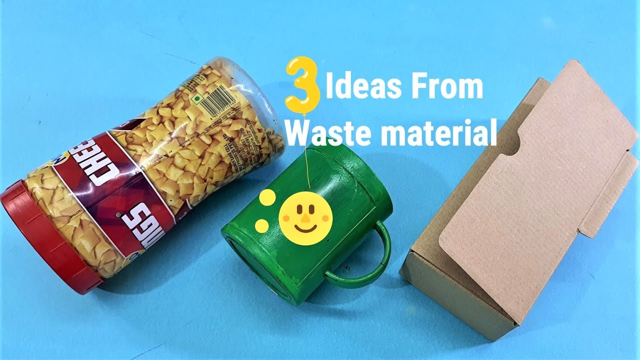 3 Useful Things You Can Do At Home From Waste Material | Cardboard Box ...