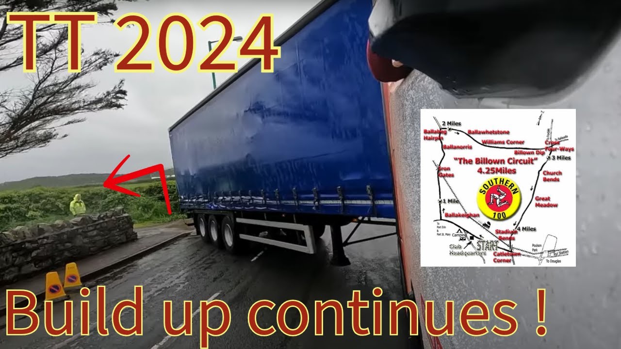 Dropping Trailer inside Southern 100 race track ! #vlog - YouTube