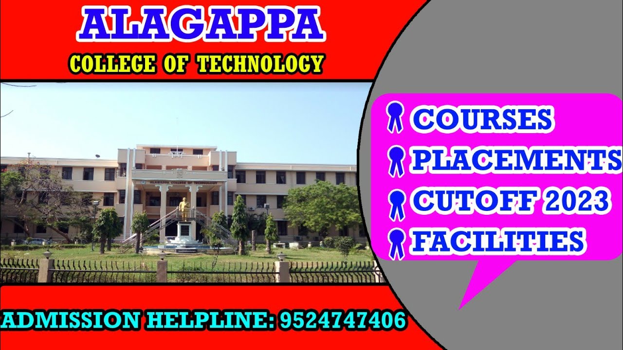 Alagappa College of Technology Cutoff2023 |ACT Campus |Anna University ...