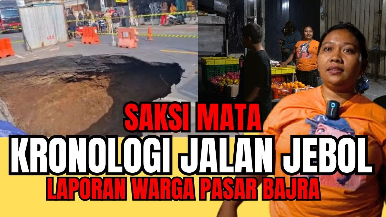SAKSI MATA JALAN JEBOL | PENJUAL BUAH PASAR BAJERA TABANAN - YouTube