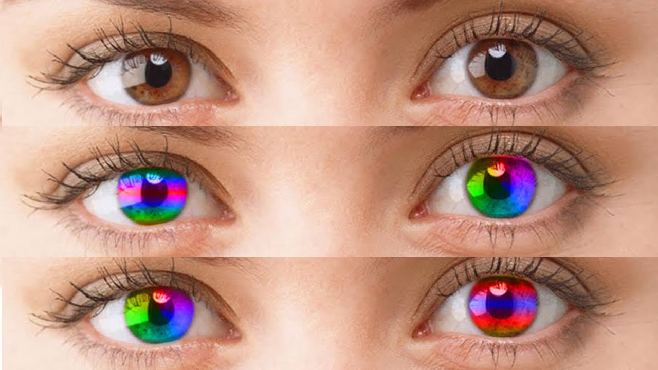 CARA MEMBUAT SOFLENS/LENSA PADA MATA (Photoshop) - YouTube