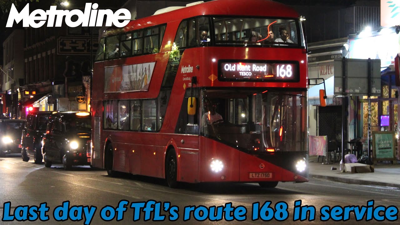 *LAST DAY OF SERVICE* Bus Observations and Journey On 168 | Metroline ...